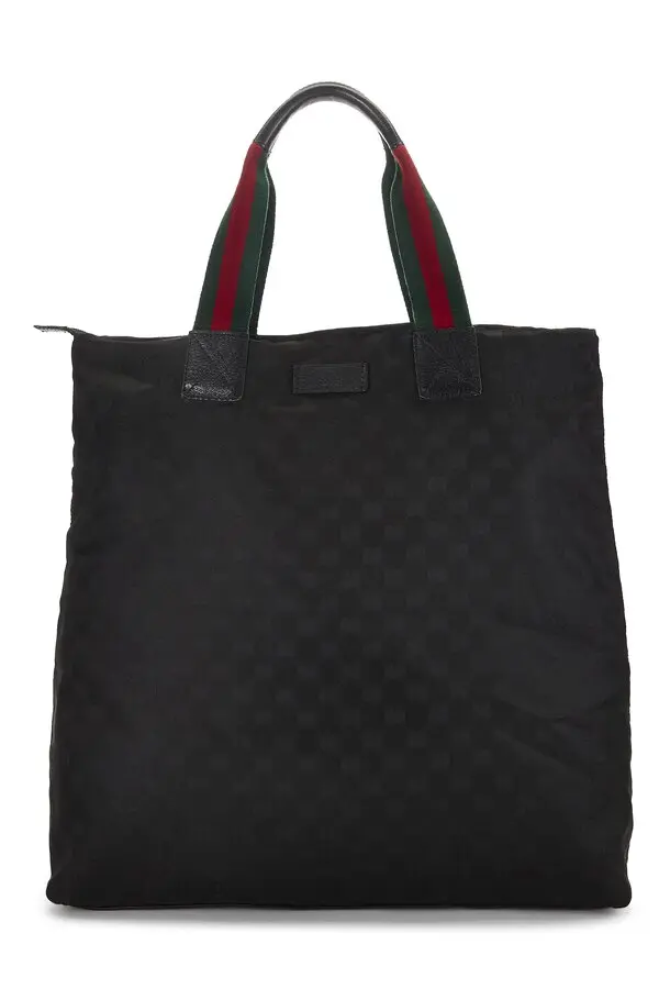 Gucci Nylon Web Zip Tote