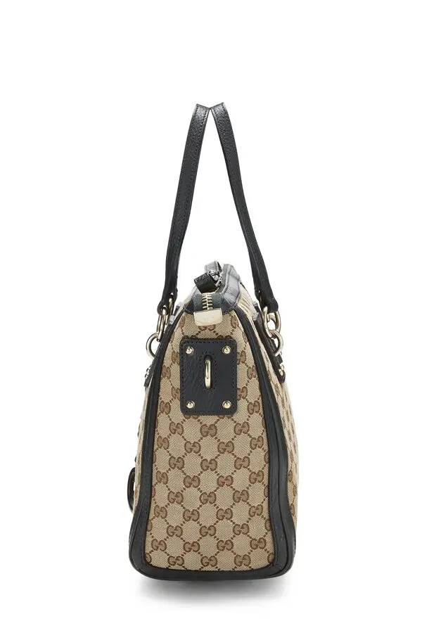 Gucci Original Gg Canvas Charm Tote - Beige