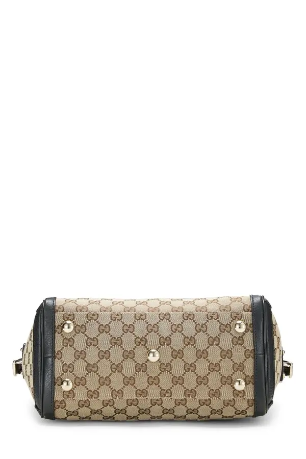 Gucci Original Gg Canvas Charm Tote - Beige