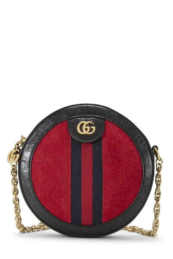 Gucci Ophidia Round Shoulder Bag - Black