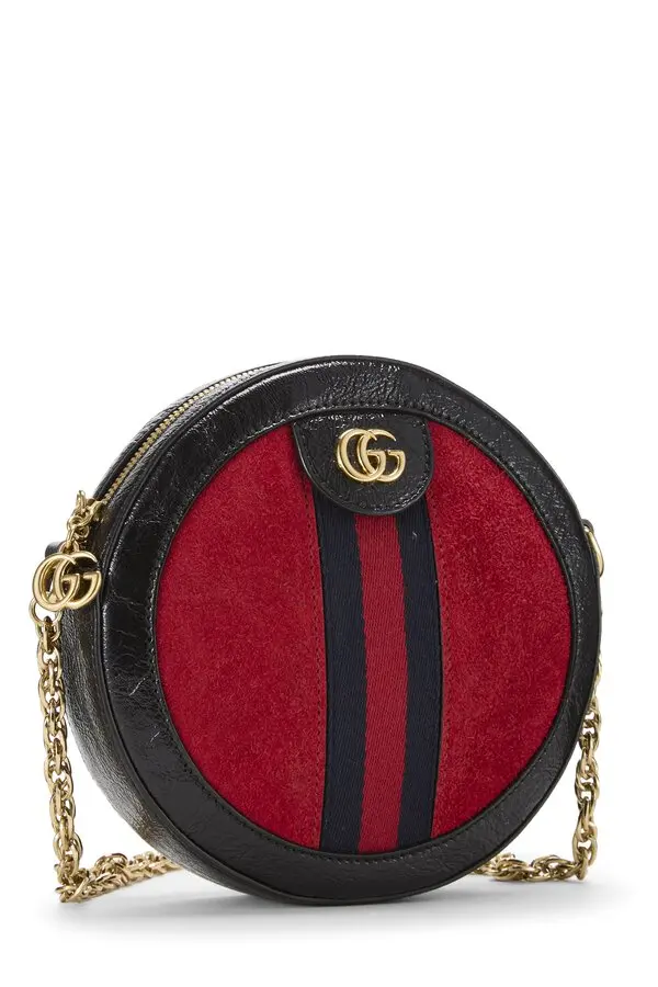 Gucci Ophidia Round Shoulder Bag - Black