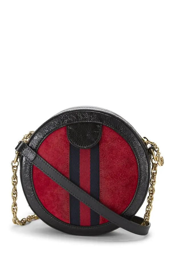 Gucci Ophidia Round Shoulder Bag - Black