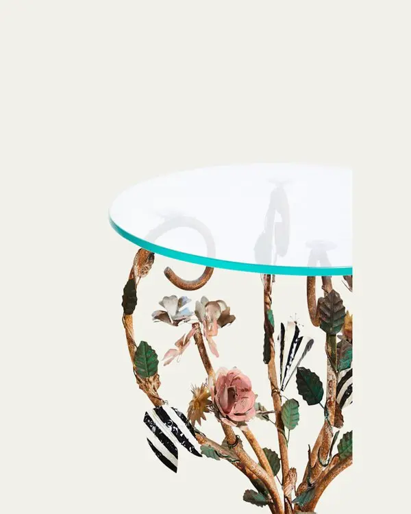MACKENZIE-CHILDS Field Study Round Accent Table