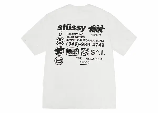 StÜssy Dna Pigment Dyed Tee Shirt - Natural