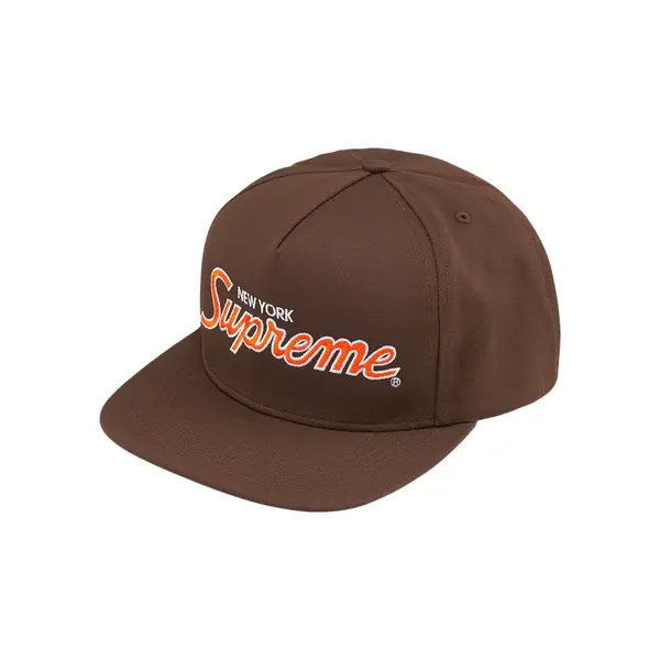 Supreme Classic Team 5-panel Cap - Brown
