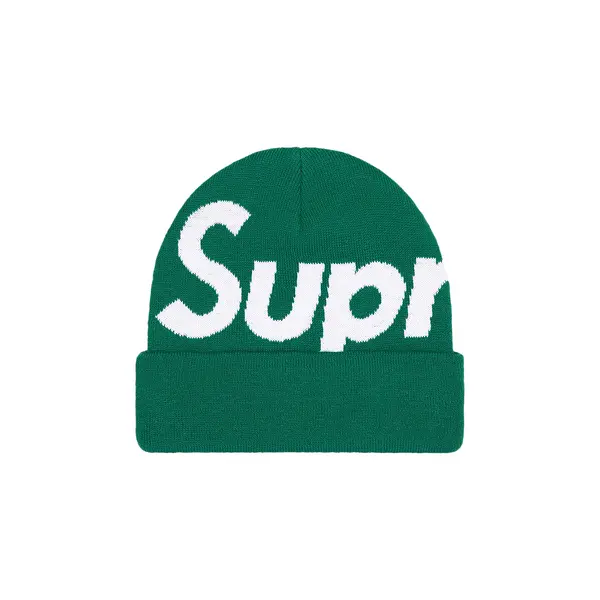 Supreme Big Logo Beanie - Green