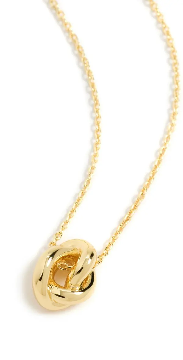 Gorjana Infinity Knot Necklace - Gold Plated
