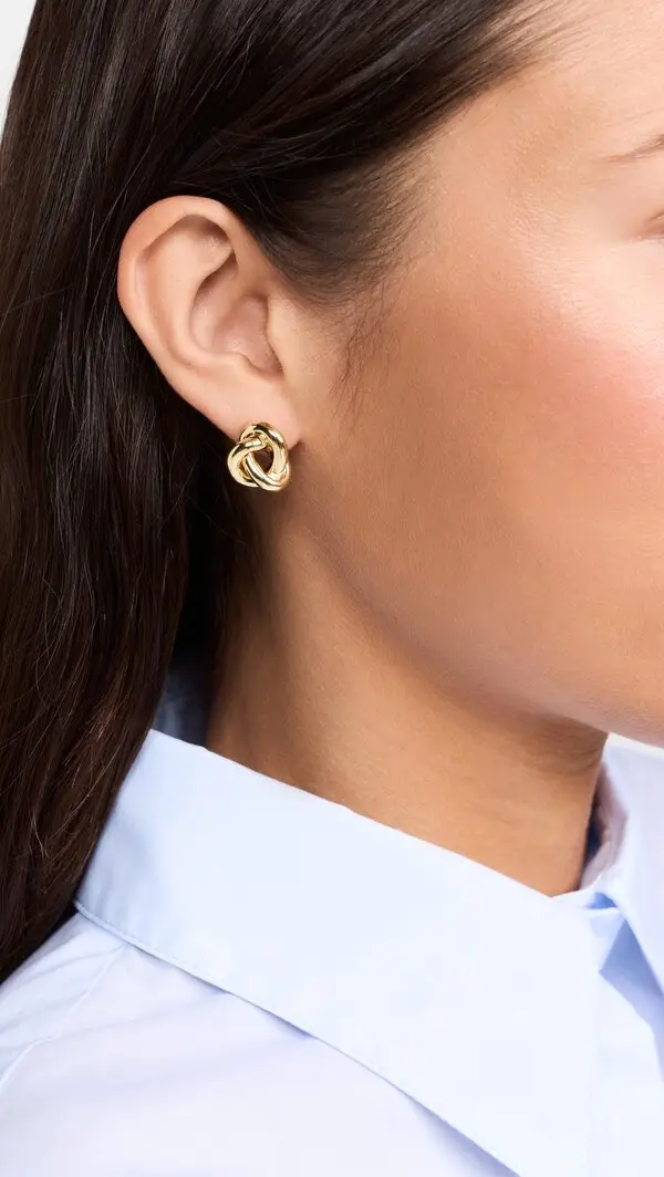 Gorjana Infinity Knot Stud Earrings