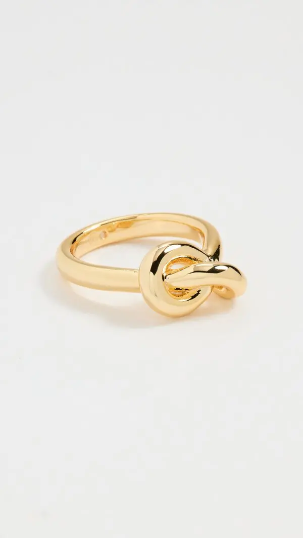Gorjana 18k Brass Infinity Knot Statement Ring