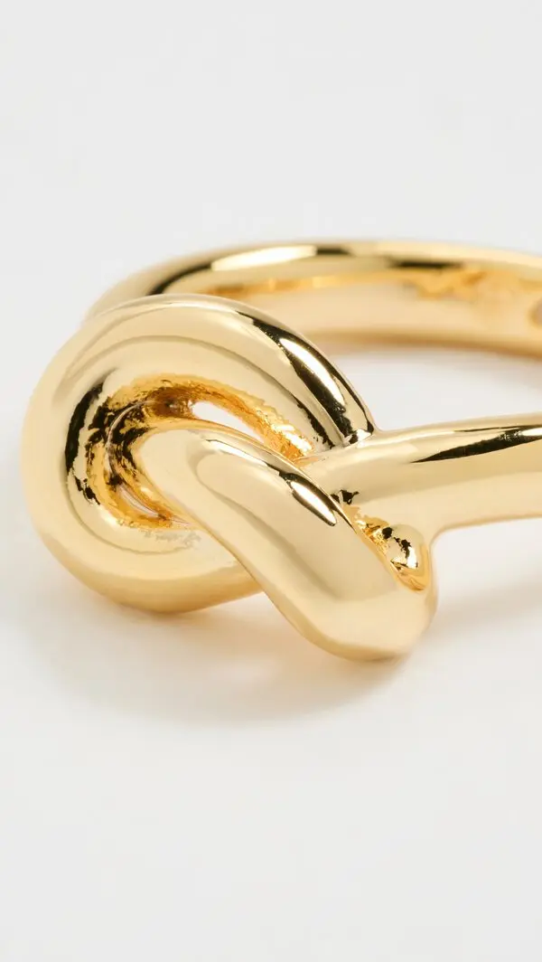Gorjana 18k Brass Infinity Knot Statement Ring