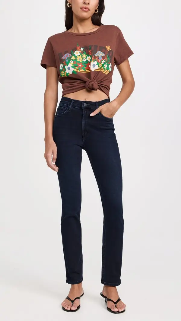 MOTHER The Mid Rise Dazzler Ankle Jeans