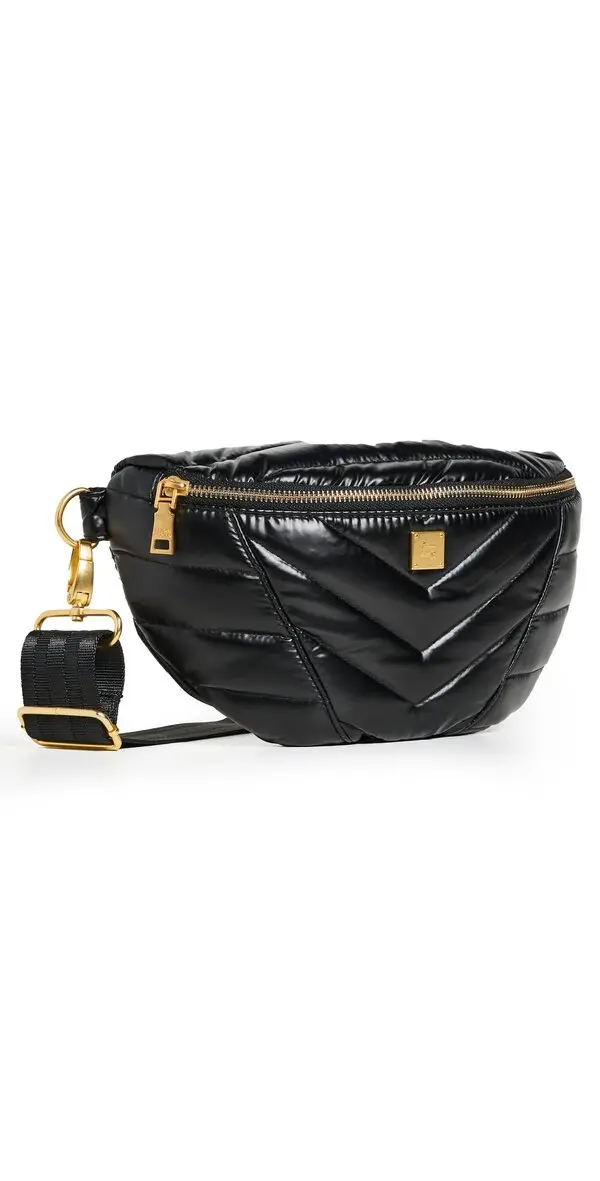 THINK ROYLN Little Runaway Belt Bag - Pearl Black/black/black Web