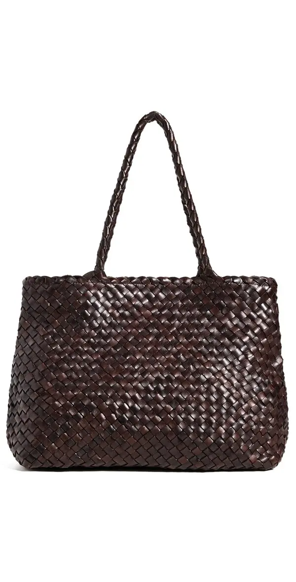 Dragon Diffusion Vintage Mesh Tote - Dark Brown