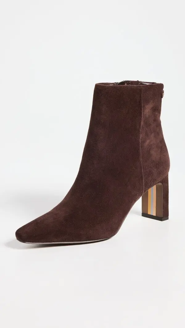 Sam Edelman Saige Booties - Dark Brown