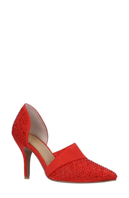 J. Reneé Kaleena D'orsay Pointed Toe Pump - Red