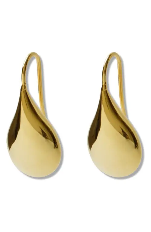 Argento Vivo Teardrop Earrings - Gold