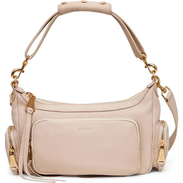 AIMEE Away We Go Suede Shoulder Bag - Romance Pink