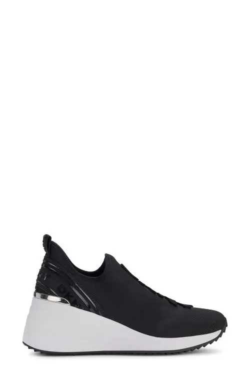 Dkny Keeva Knit Wedge Sneakers