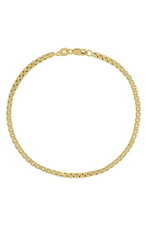 Bony Levy 14k Gold Box Chain Bracelet - 14k Yellow Gold