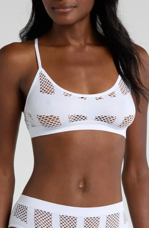 HAUTY Shadow Play Bralette - White