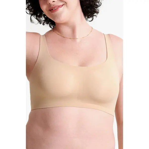 EVELYN & BOBBIE The Bobbie Scoop Bra - Sand