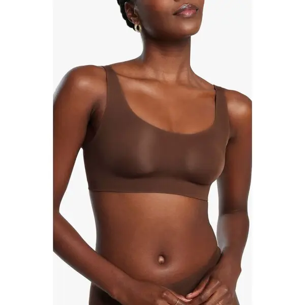 EVELYN & BOBBIE The Bobbie Scoop Bra - Umber