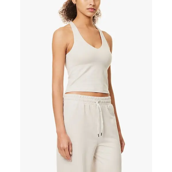 Vuori Halo Performance Scoop-neck Cropped Top