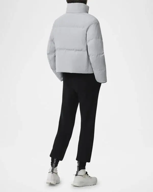 Canada Goose Grandview Cropped Jacket Label - Gray