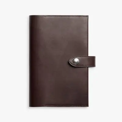 Shinola Medium Journal Cover In Vachetta Leather - Brown