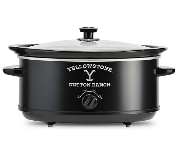 SELECT BRANDS Yellowstone 7-quart Oval Slow Cooker - One-color