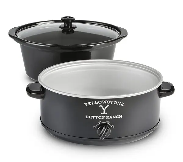 SELECT BRANDS Yellowstone 7-quart Oval Slow Cooker