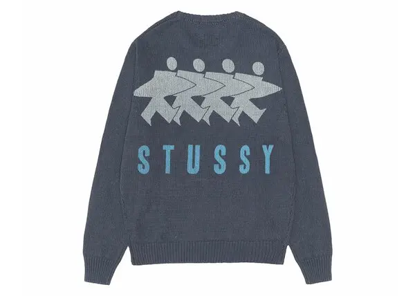 StÜssy Surfman Icon Cotton Linen Crew