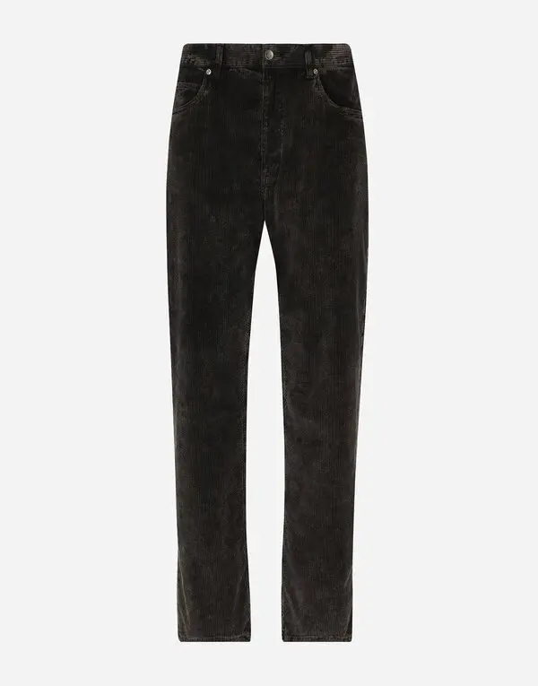 Dolce & Gabbana Oversized Velvet Pants