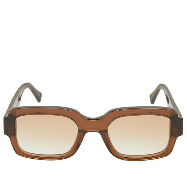 MONOKEL Apollo Rectangle Sunglasses - Cola