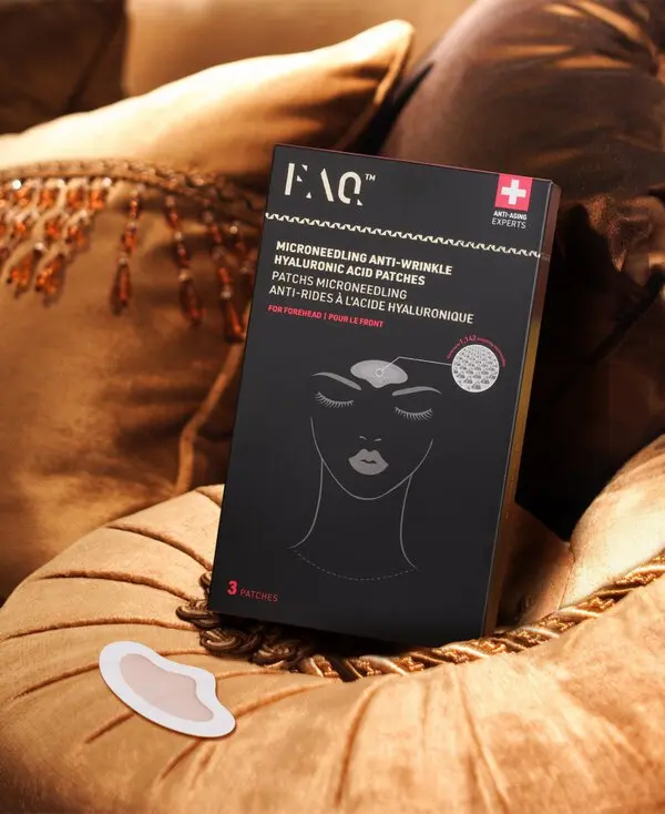 Foreo Faq Microneedling Anti-wrinkle Hyaluronic Acid Patches For Forehead