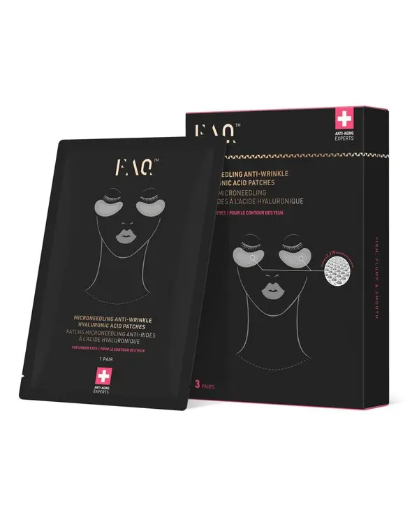 Foreo Faq Microneedling Hyaluronic Acid Patches For Under Eyes - No Color