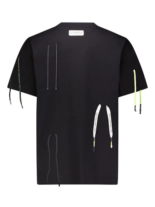MOSTLY HEARD RARELY SEEN Drawstring-embellished Cotton T-shirt