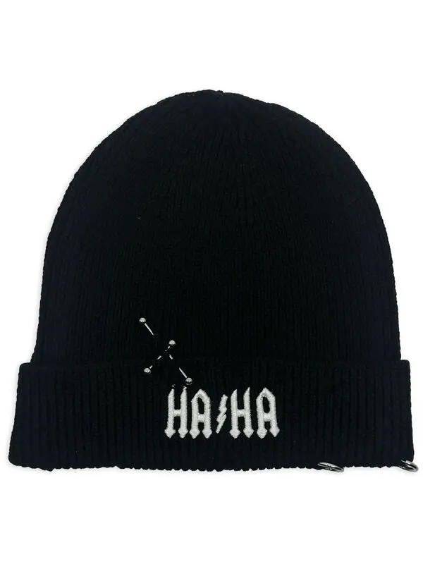 HACULLA. Ha Ha Wool Beanie - Black