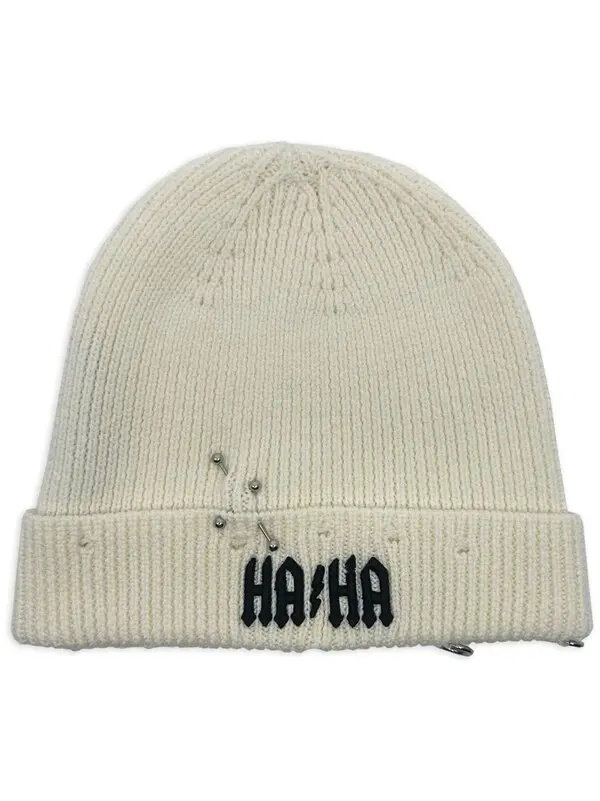 HACULLA. Ha Ha Wool Beanie - White