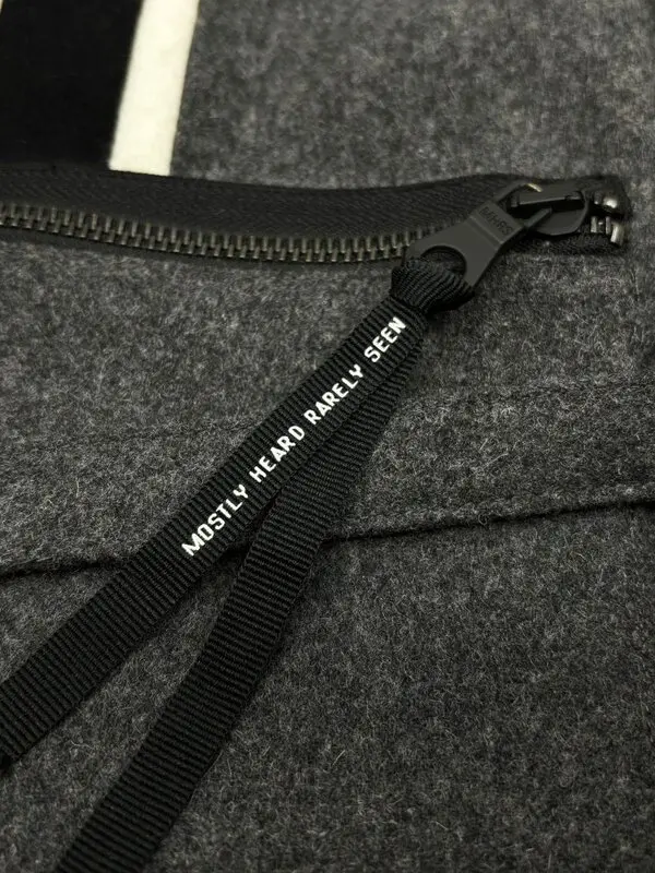 MOSTLY HEARD RARELY SEEN Striped Wool Cargo Jacket
