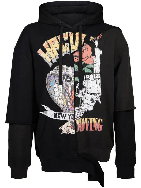 HACULLA. Crown Royal Asymmetric Hoodie