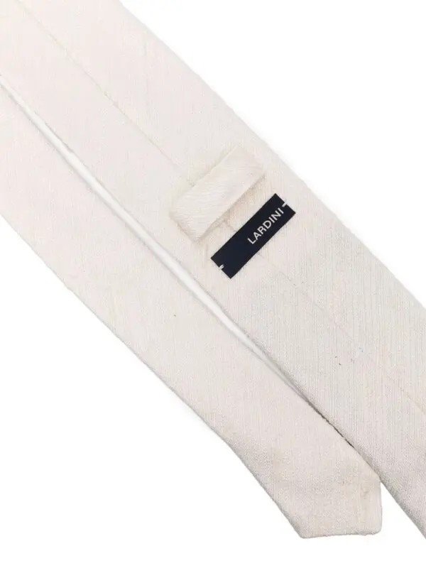LARDINI Silk Neck Tie - Neutrals