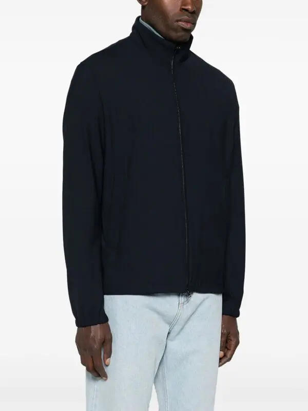 Herno Logo-plaque Jacket - Blue