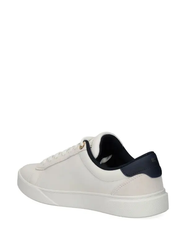 Tommy Hilfiger Leather Sneakers - White