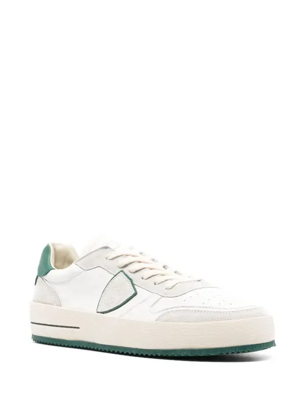 Philippe Model Panelled Sneakers - White