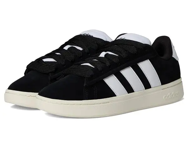 Adidas Grand Court Alpha Lace-up Casual Shoes - Black