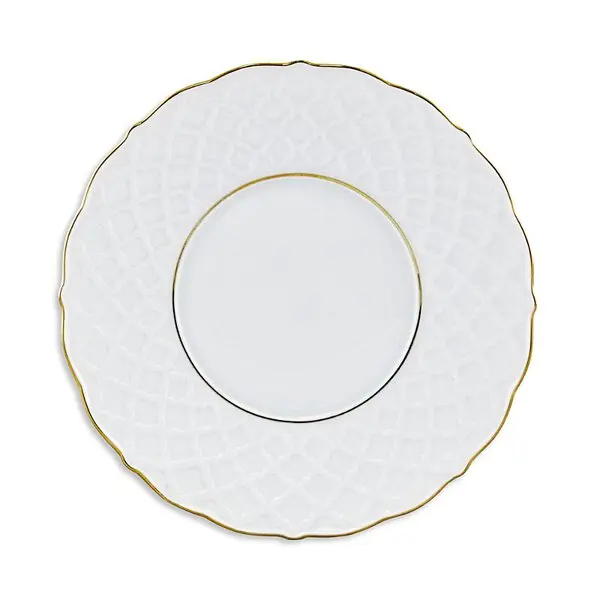 ANNA WEATHERLEY Anna Weatherly Empire Tea Saucer - White/gold