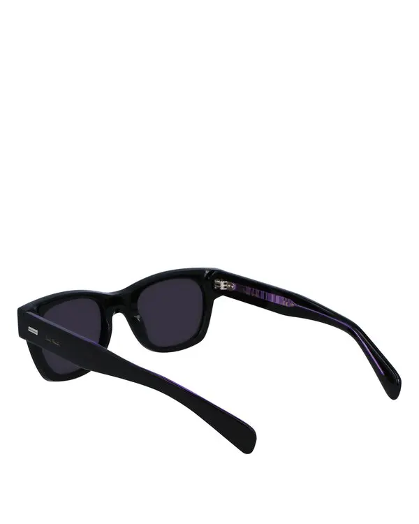 Paul Smith Highgate Square Sunglasses - Black/purple Solid