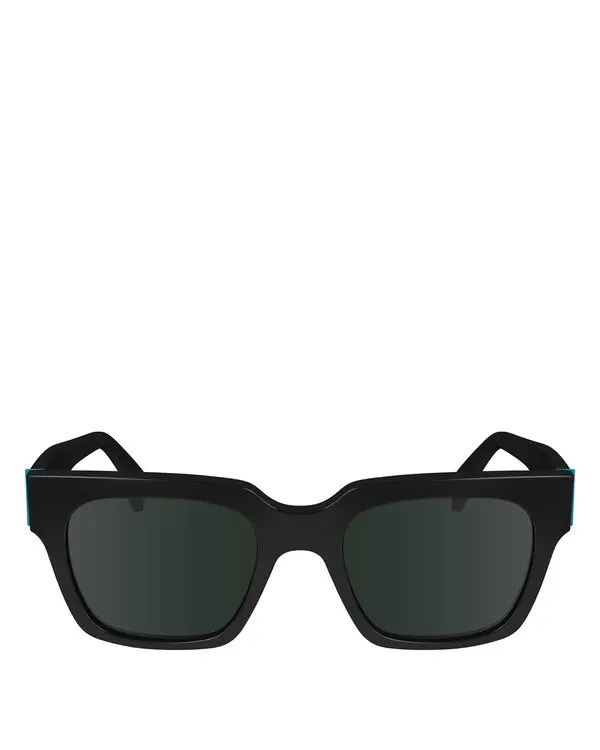 Paul Smith Kenley Square Sunglasses - Black/gray Solid
