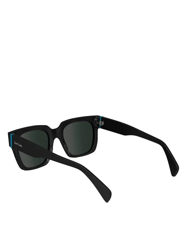 Paul Smith Kenley Square Sunglasses - Black/gray Solid